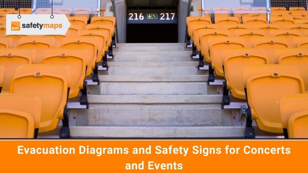 Evac diagrams: 4 evacuation map emergency exit routes